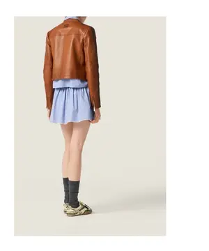 Miu Miu Logo Patch Mini Skirt