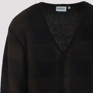 Carhartt Work In Progress Long-sleeved Knitted Cardigan - Black