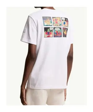 Moncler Space Monduck Printed Crewneck T-shirt