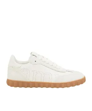 Ami Step Lace-up Sneakers - White