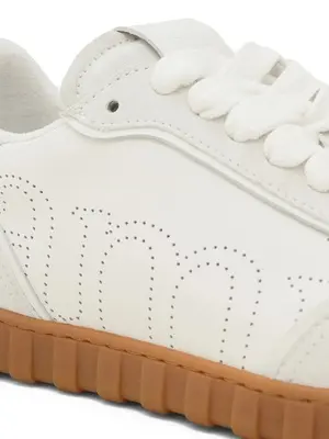 Ami Step Lace-up Sneakers - White