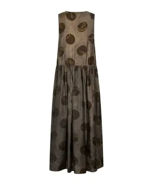 UMA WANG Sleeveless Round Neck Maxi Dress - No