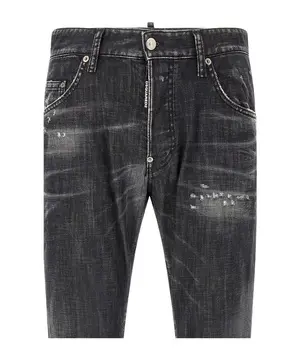 Dsquared2 Skater Distressed Jeans - Black