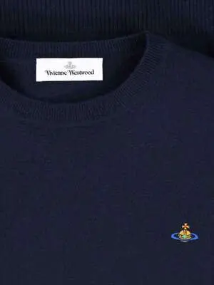 VIVIENNE WESTWOOD Long Sleeve Crewneck Jumper - Black