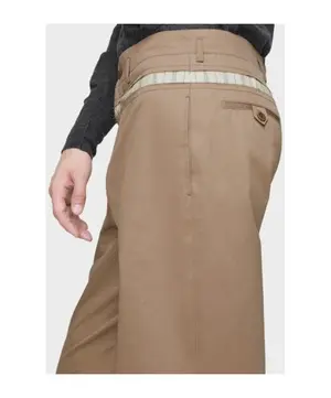 MAISON MARGIELA Waxed Cotton Wide-leg Trousers - Camel