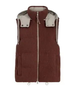 Brunello Cucinelli Hooded Vests For Women