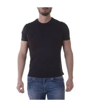Emporio Armani Round-necked T-shirt - Black