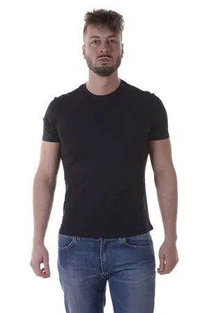 Emporio Armani Round-necked T-shirt - Black