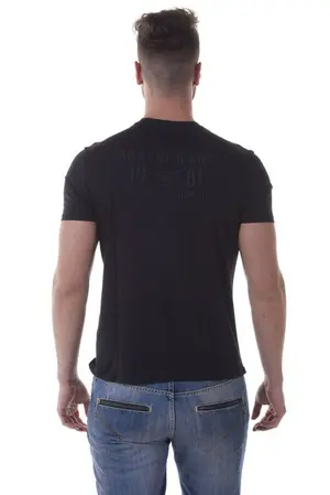 Emporio Armani Round-necked T-shirt - Black