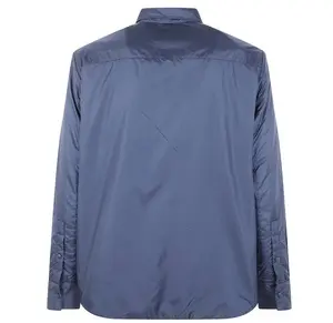 Aspesi Long Sleeve Shirt Jacket - Blue
