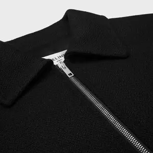 Celine Textured Wool Zip Jacket
