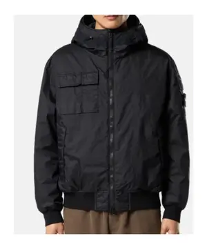 Stone Island Zip-up Padded Hooded Jacket