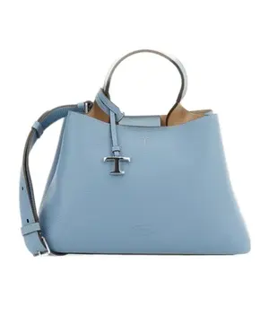 TOD'S Timeless Top Handle Shoulder Bag - Blue