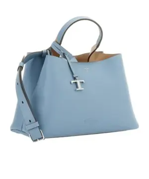 TOD'S Timeless Top Handle Shoulder Bag - Blue