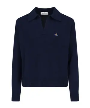 Vivienne Westwood Long Sleeve Polos For Men