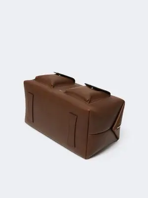 Max Mara Padlock Flap Leather Shoulder Bag - Brown
