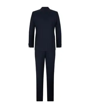 Zegna Slim Fit Wool Suit - Black