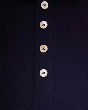 Eleventy Straight Polo Shirt - Blue