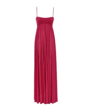 Zimmermann Luna Jersey Maxi Dress - Fuchsia