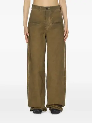 UMA WANG Wide-leg Ball Pants - Green