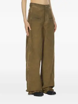 UMA WANG Wide-leg Ball Pants - Green