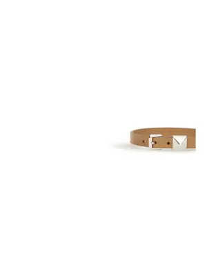 Valentino Garavani Single Rockstud Bracelet - Brown