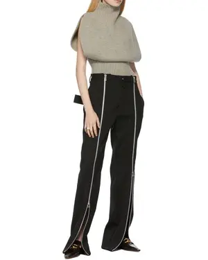 Bottega Veneta Bonded Stretch Cavalry Slim Trousers