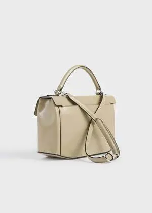 TOTEME Box Top Handle Shoulder Bag - Cashew