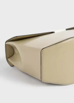 TOTEME Box Top Handle Shoulder Bag - Cashew