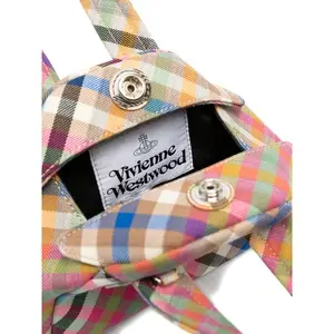 VIVIENNE WESTWOOD Orb Embroidered Mini Yasmine Tote Bag