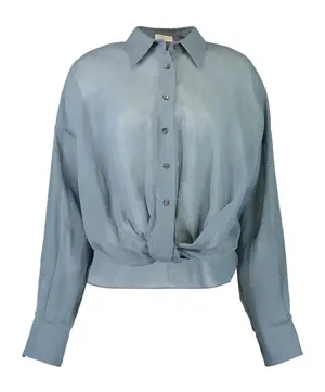 BRUNELLO CUCINELLI Brunello Cucinelli Long-Sleeved Taffeta Shirt