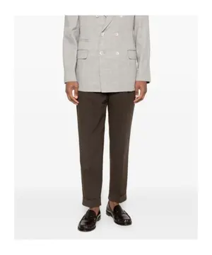 PT TORINO Carrot Fit Pleated Trousers