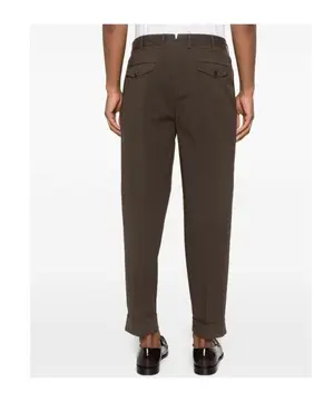 PT TORINO Carrot Fit Pleated Trousers