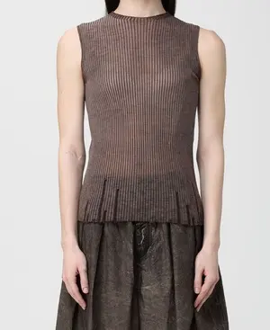 UMA WANG Short-sleeved Knitted Cardigan