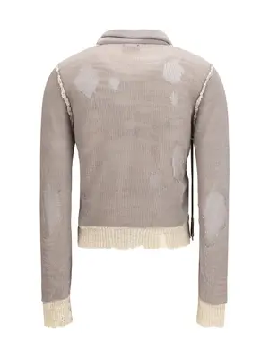 DIESEL® M-dracarina Jumper With Distressed Details - Beige