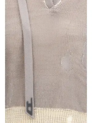 DIESEL® M-dracarina Jumper With Distressed Details - Beige