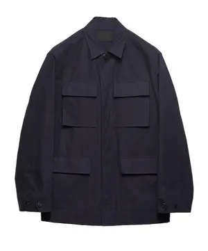 Prada Cotton Safari Jacket - Blue