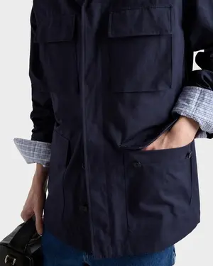 Prada Cotton Safari Jacket - Blue