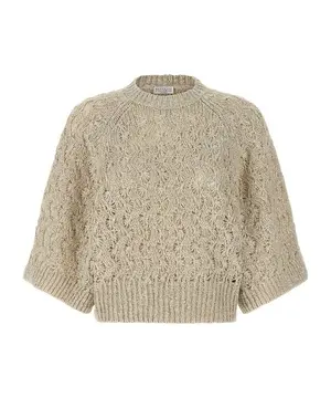 Brunello Cucinelli Open-knit Crewneck Jumper
