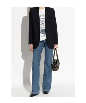 Zadig&Voltaire Long Sleeve Blazer With Embroidered Stars