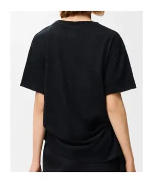 Loewe Graphic Print Crewneck T-shirt - Black
