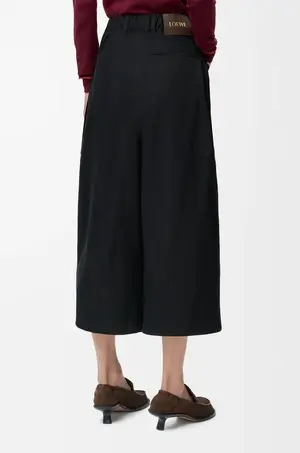 Loewe Wide Leg Trousers With Patch Pockets