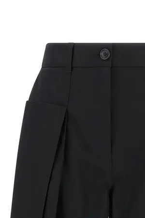 Loewe Wide Leg Trousers With Patch Pockets