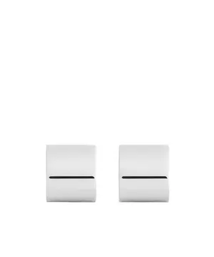 TOTEME Petite Signature Hoop Earrings - Silver