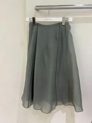 Brunello Cucinelli Flared Hem Midi Skirt - Green
