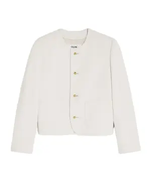 CELINE Icone Jacket IN Viscose And Wool Natté
