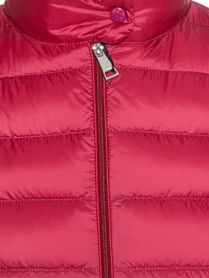 Moncler Lans Zip-up Short Padded Jacket - Red