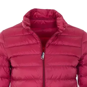 Moncler Lans Zip-up Short Padded Jacket - Red