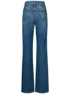 Khaite Danielle High-rise Straight Leg Jeans - Blue