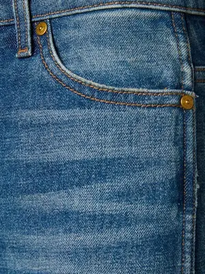 Khaite Danielle High-rise Straight Leg Jeans - Blue
